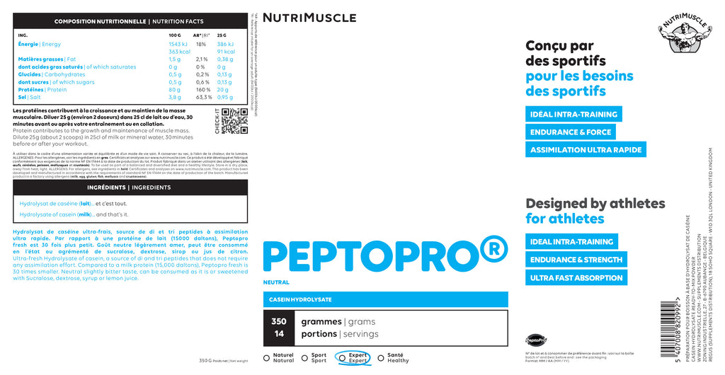 Peptopro® Hydrolysat de Caséine – Nutrimuscle
